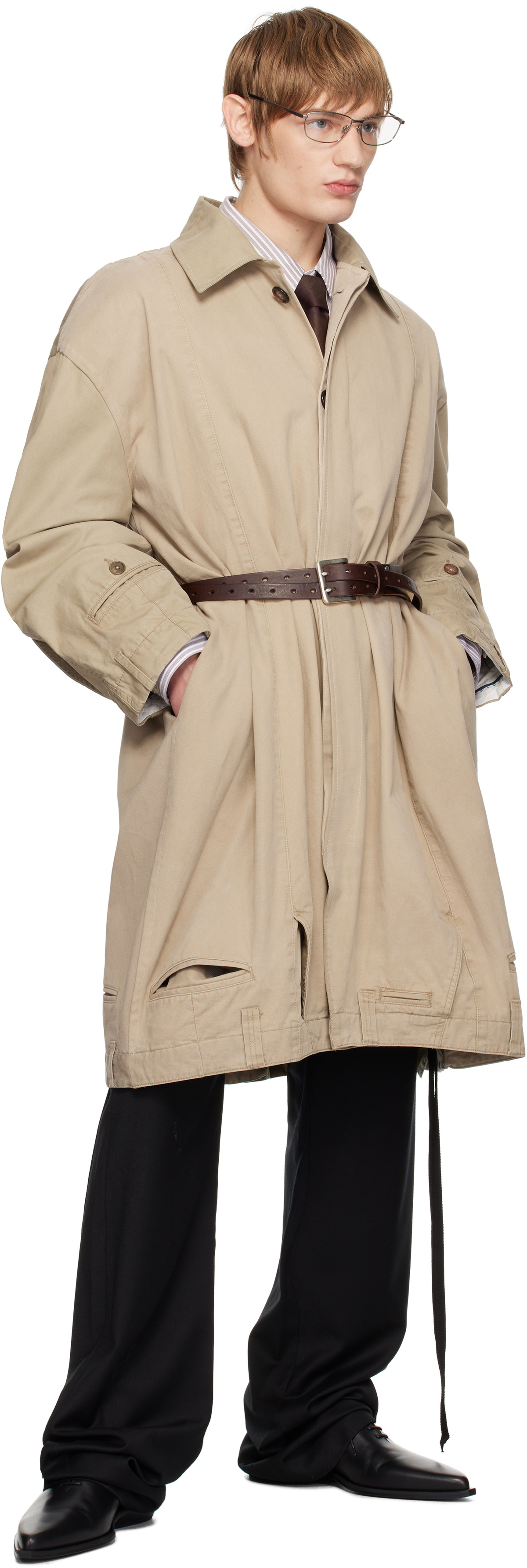 HODAKOVA Upside Down Trench Coat HODAKOVA