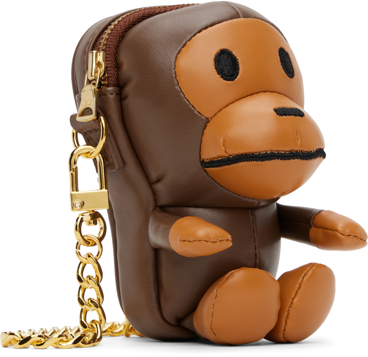 BAPE Brown Milo Friends Mini Shoulder Bag A Bathing Ape