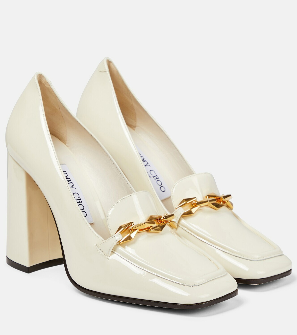 Jimmy Choo - Diamond Tilda leather loafer pumps Jimmy Choo