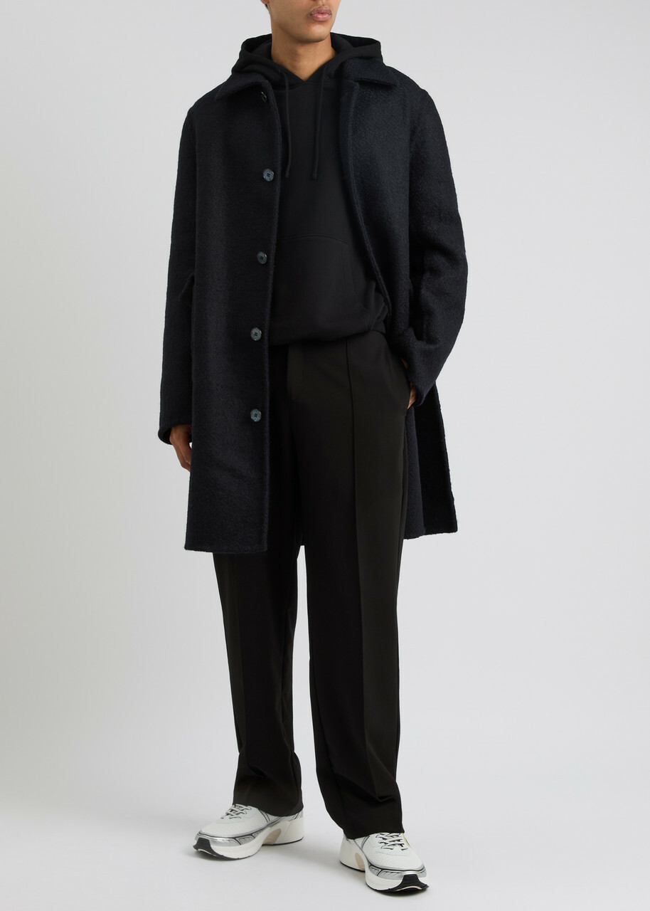 Givenchy Wool-blend Coat Dark Blue Givenchy