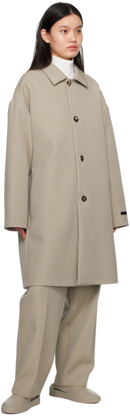 Fear of God Beige Voluminous Coat Fear Of God