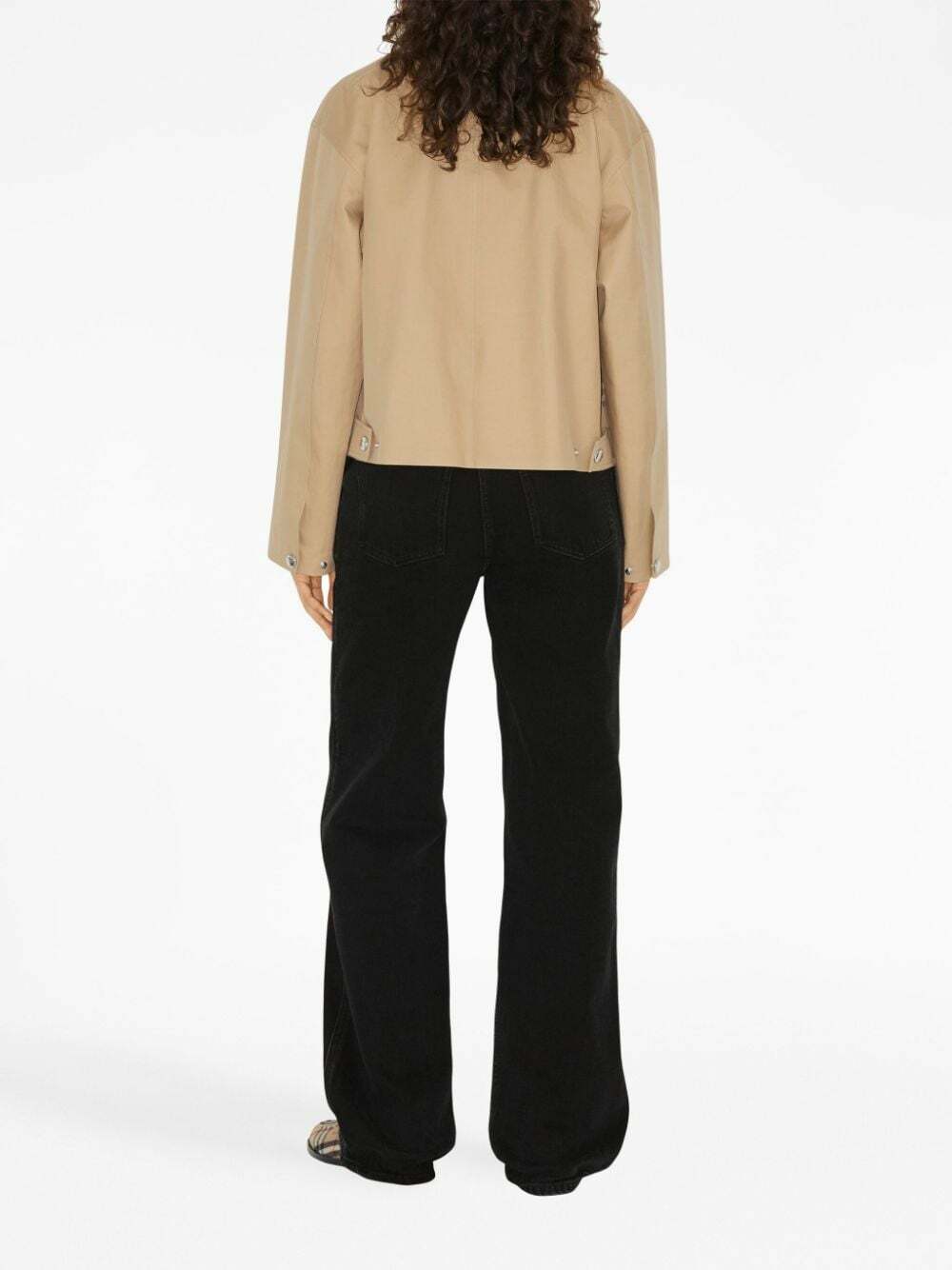 BURBERRY - Check Motif Short Jacket Burberry