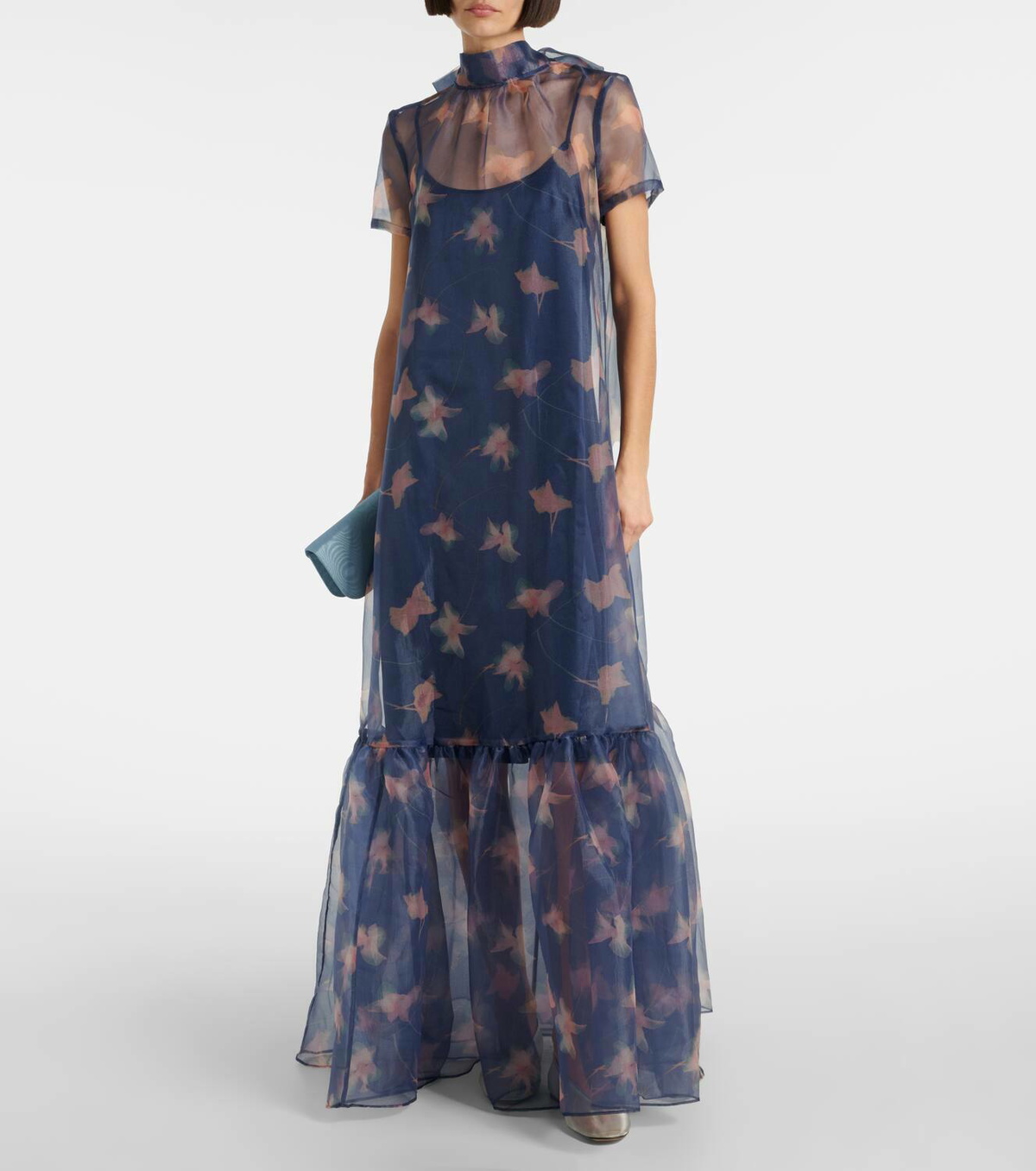 Staud Calluna ruffled organza maxi dress Staud