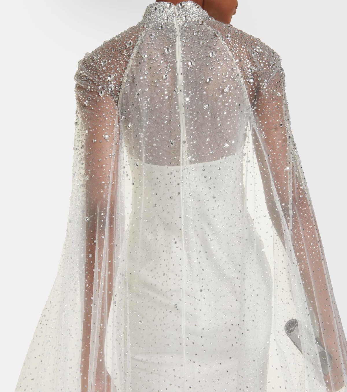 Jenny Packham Bridal Ingrid embellished caped gown Jenny Packham