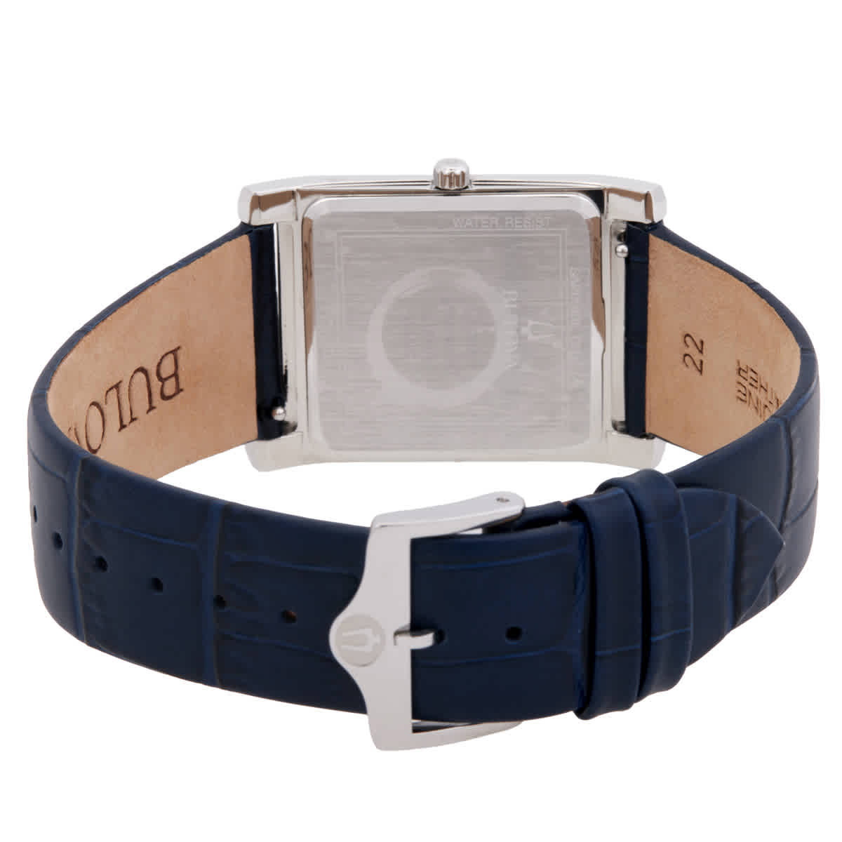 Bulova Sutton Quartz Blue Dial Watch 96B442 Bulova