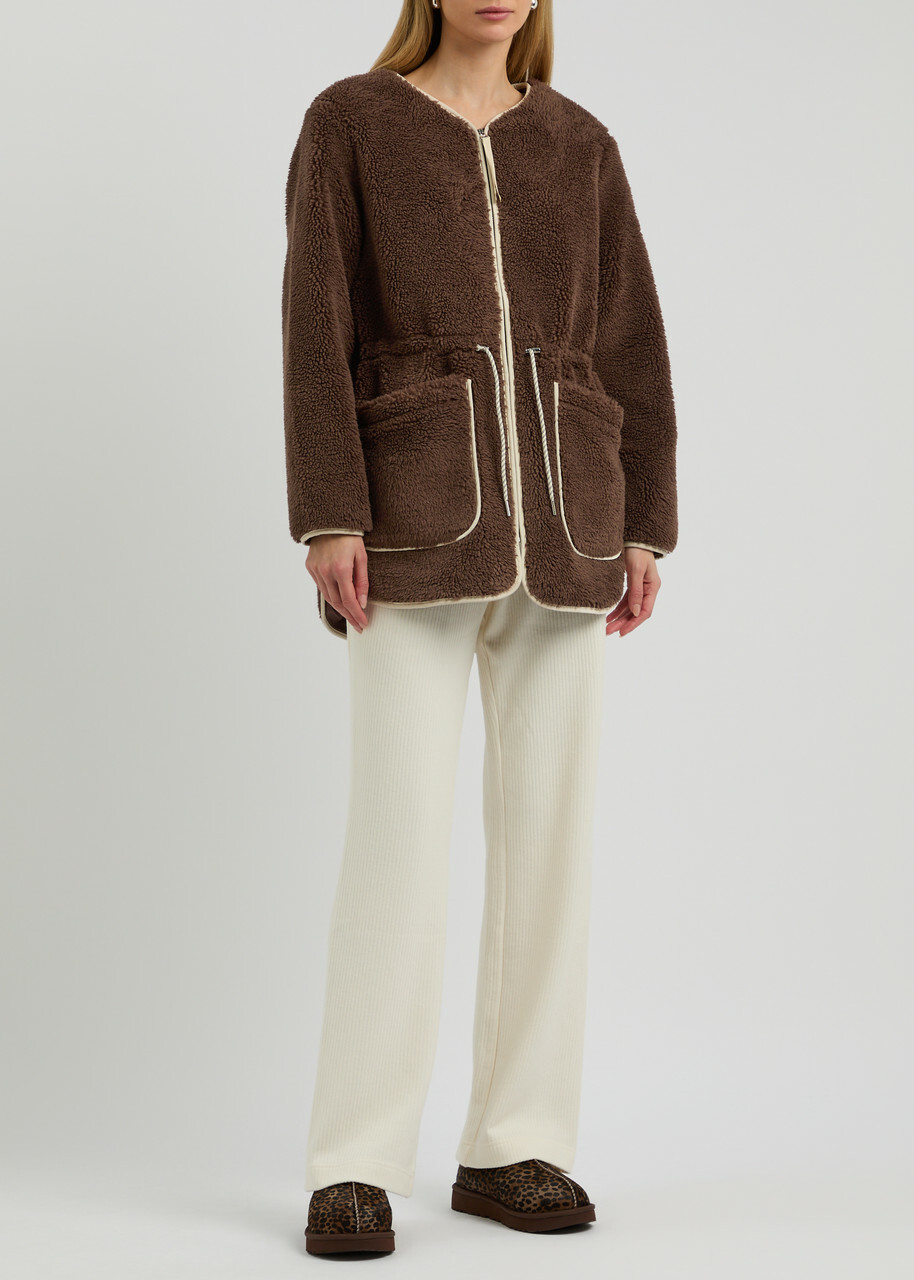 Varley Angelina Faux fur Jacket Brown Varley