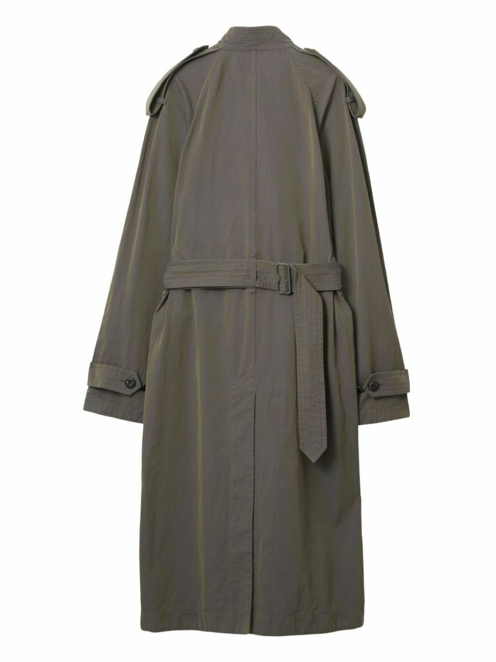 Burberry Grey Changeant Trench Dress Burberry