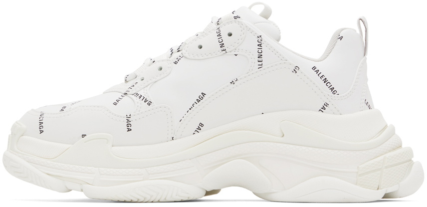 Balenciaga White Triple S Sneakers Balenciaga