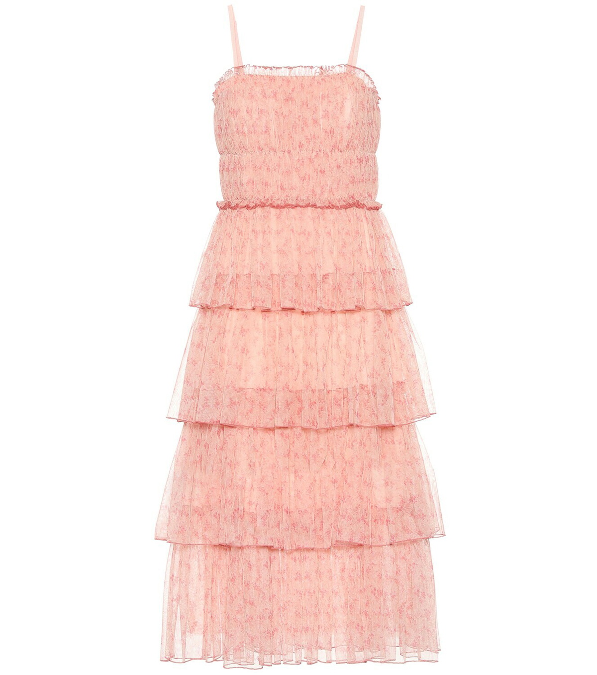 Simkhai - Harlyn floral tulle midi dress Simkhai