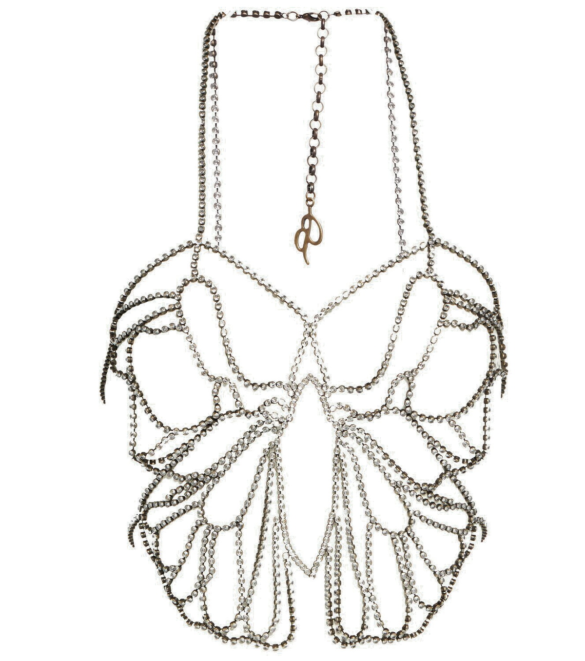Blumarine - Butterfly embellished body chain Blumarine