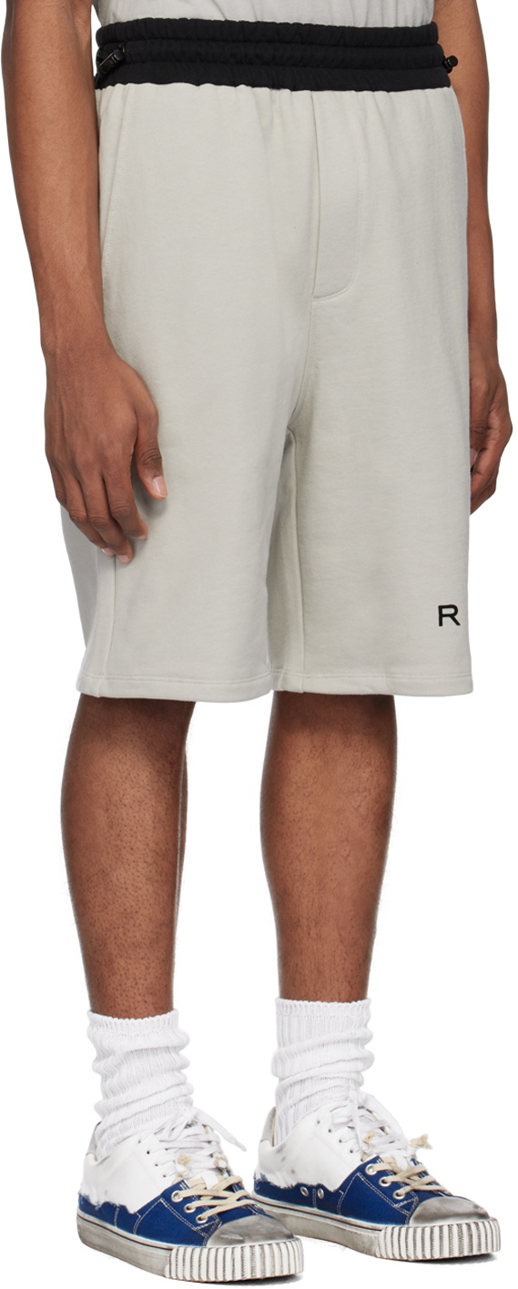 RTA Gray Flocked Shorts RtA