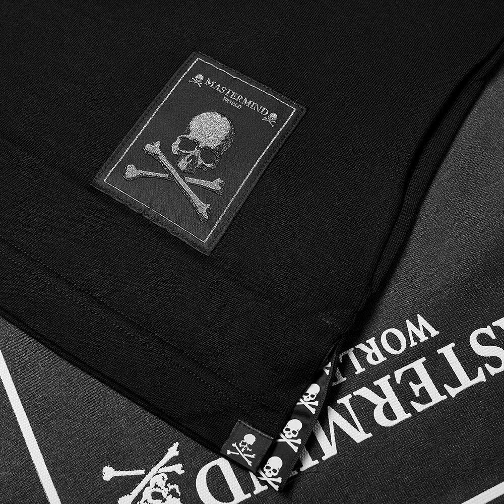 MASTERMIND WORLD Men's Label Logo T-Shirt in Black MASTERMIND WORLD