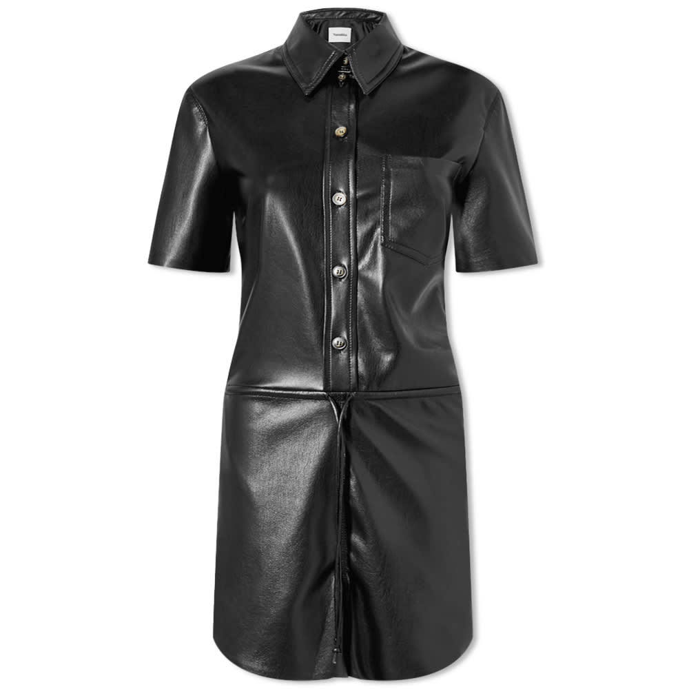 Nanushka Leni Vegan Leather Playsuit Nanushka