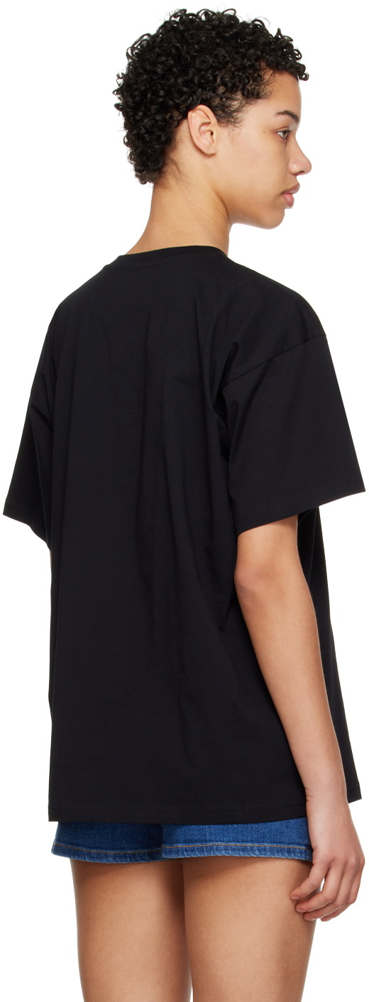 Moschino Black Inflatable Teddy Bear T-Shirt Moschino