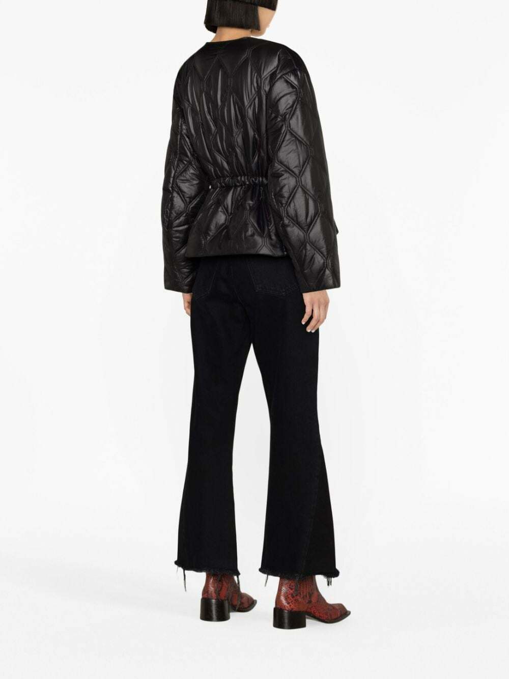 GANNI - Recycled Nylon Quilted Jacket GANNI