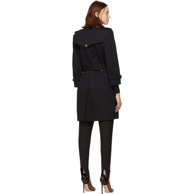 Givenchy Navy 4G Buttons Trench Coat Givenchy