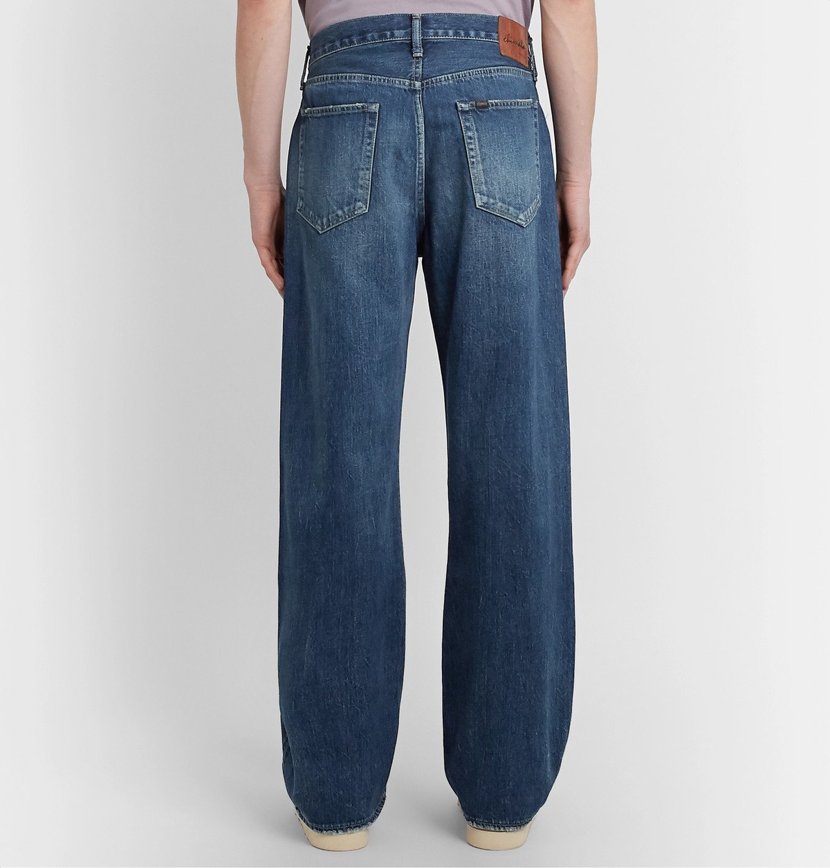 Chimala - Wide-Leg Selvedge Denim Jeans - Blue Chimala