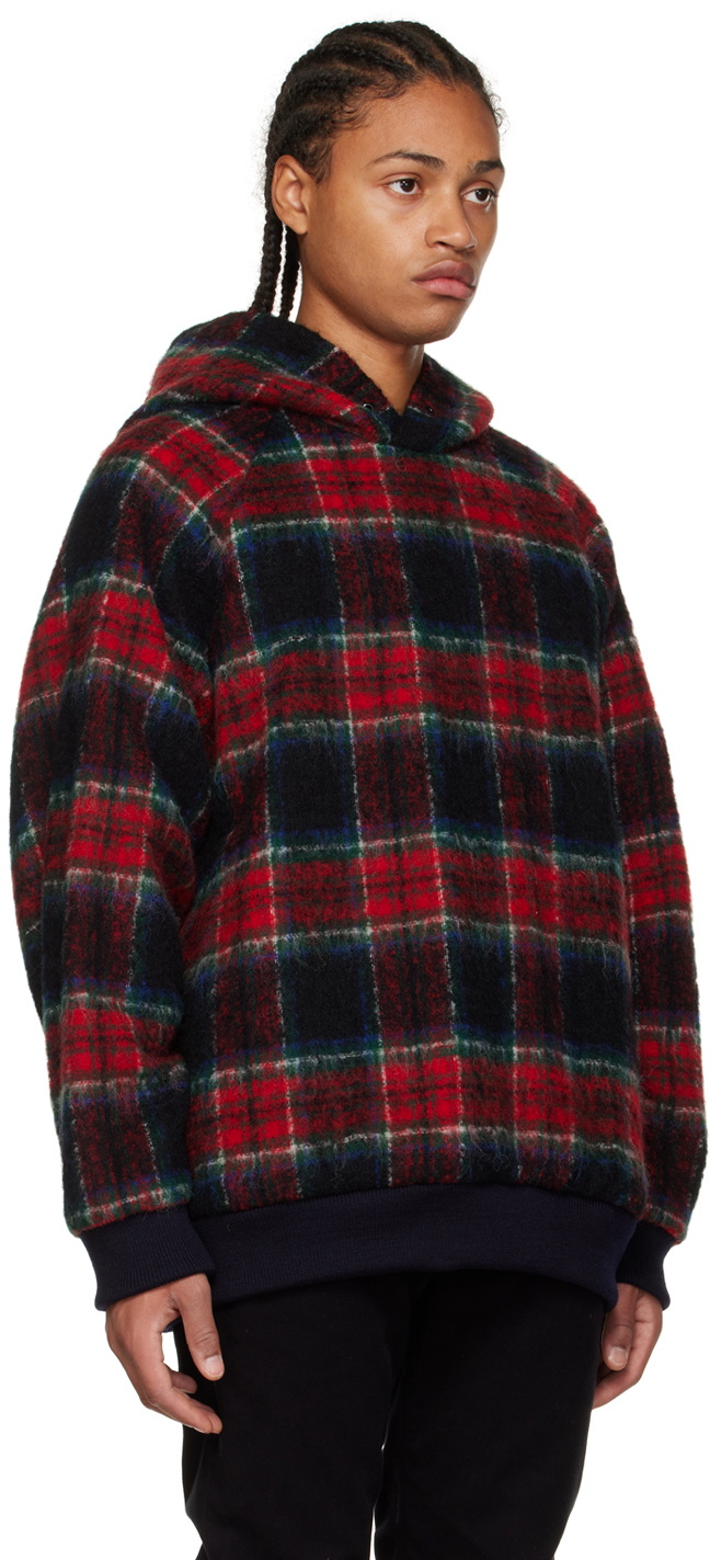 Undercover Multicolor Check Hoodie Undercover