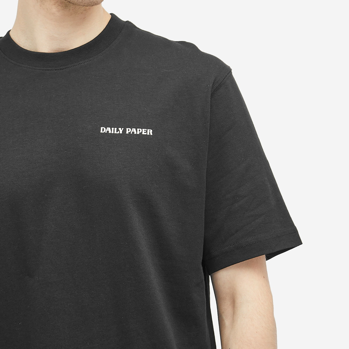 Daily Paper Men's Dias Logo T-Shirt in Black Daily Paper