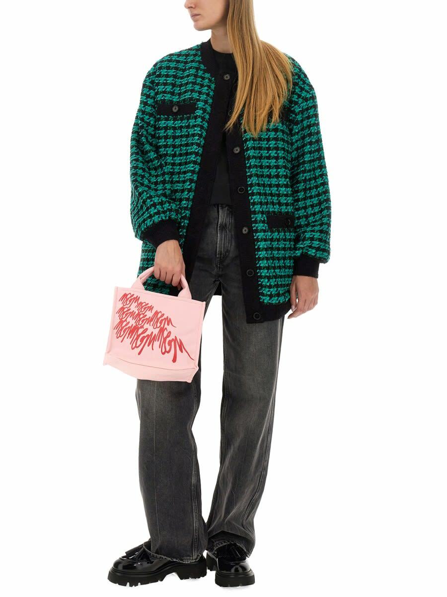 MSGM Houndstooth Tweed Jacket MSGM