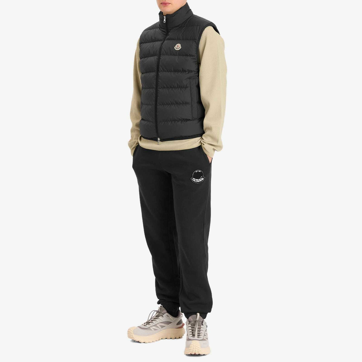 Moncler Men's Contrin Vest in Black Moncler