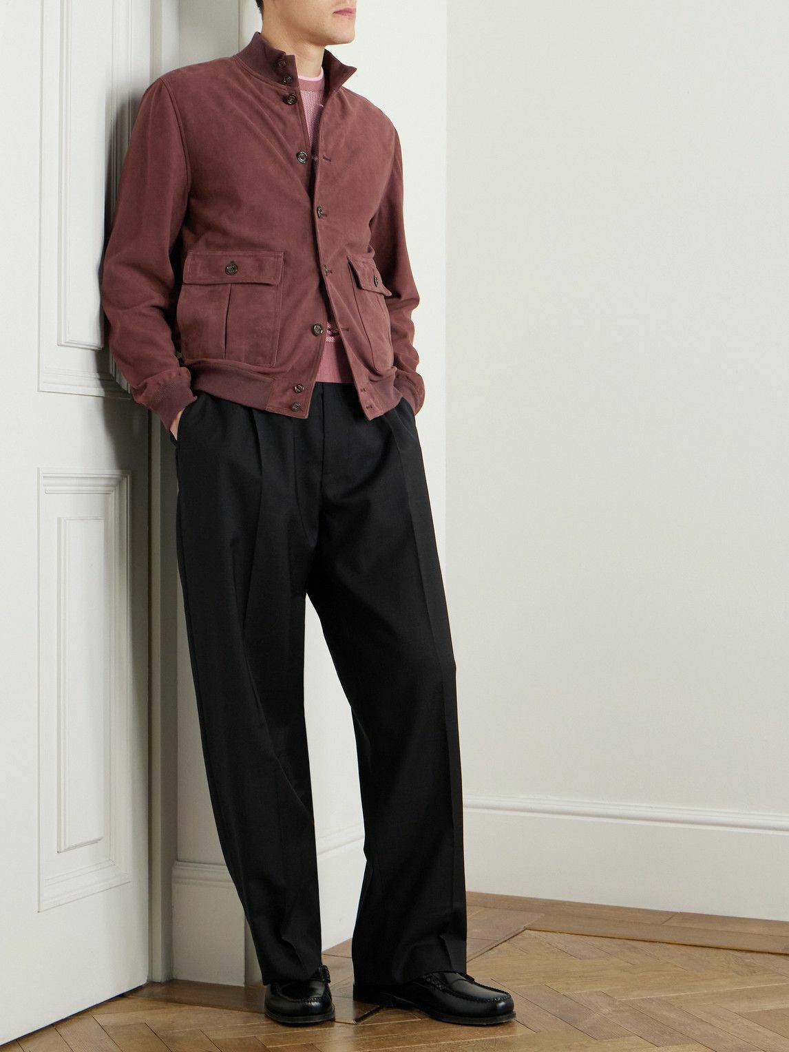 Valstar - Valstarino Suede Jacket - Red Valstarino