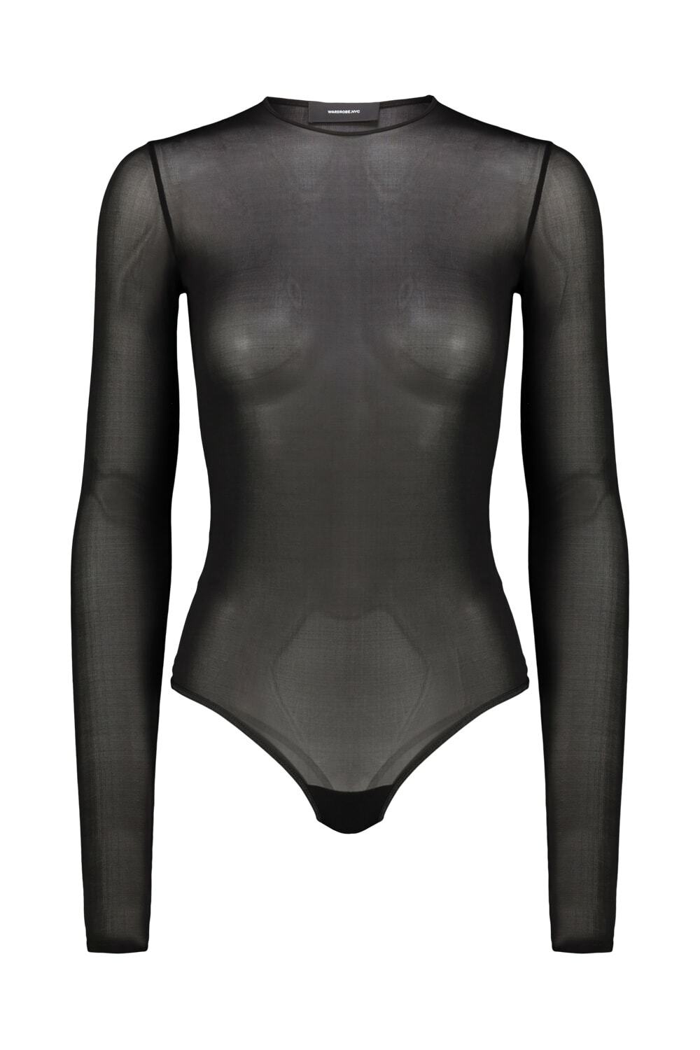 WARDROBE.NYC Sheer Bodysuit WARDROBE.NYC