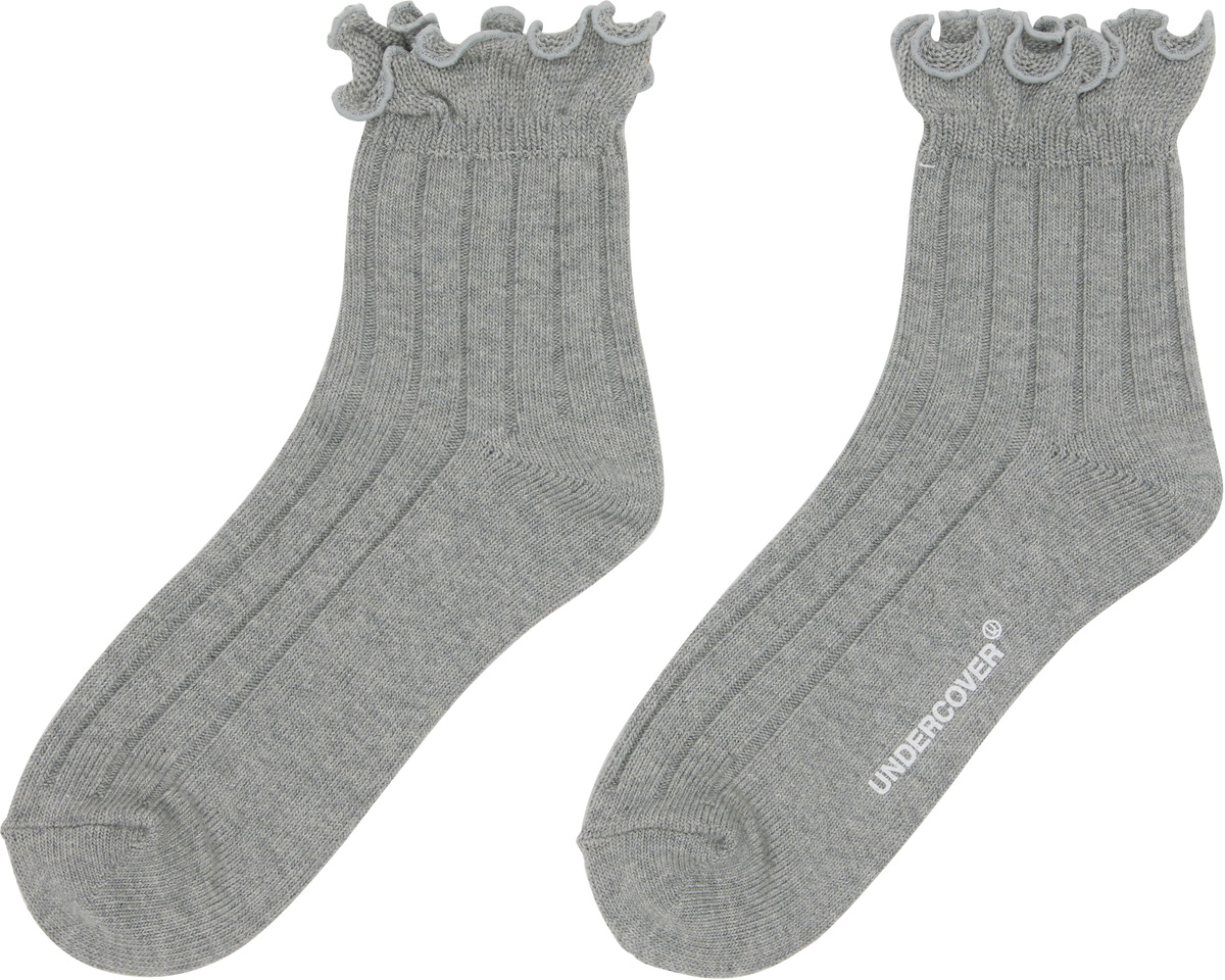 UNDERCOVER Gray Ruffle Socks Undercover