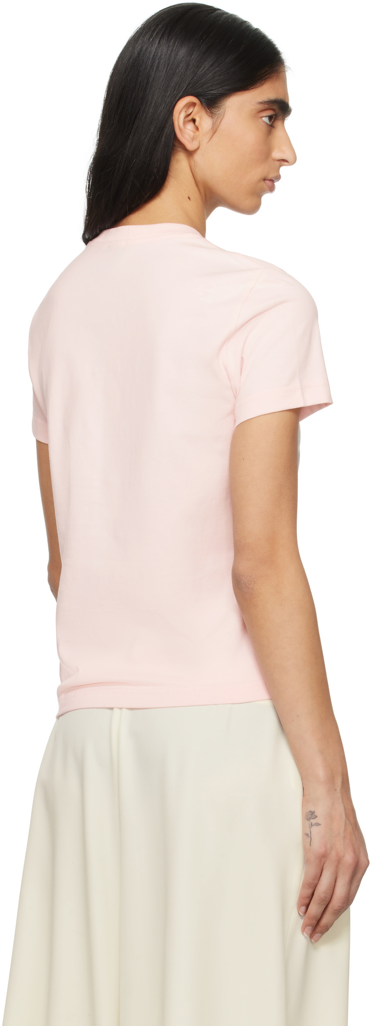 Casablanca Pink Diamond Column T-shirt Casablanca