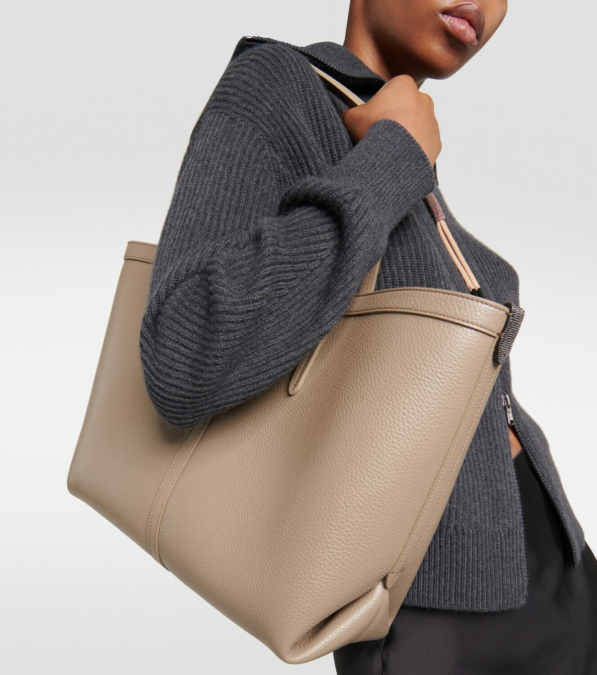 Brunello Cucinelli Medium leather tote bag Brunello Cucinelli