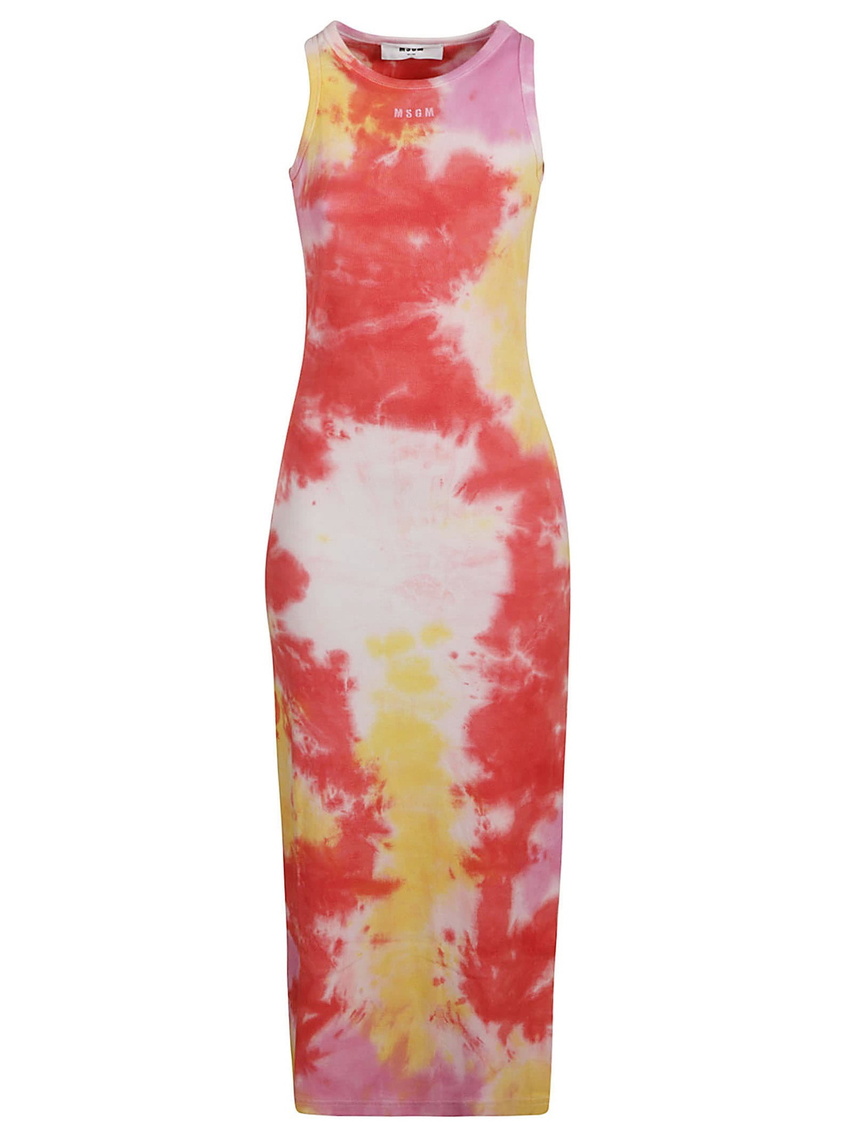 MSGM Sleeveless Colored Long Dress MSGM