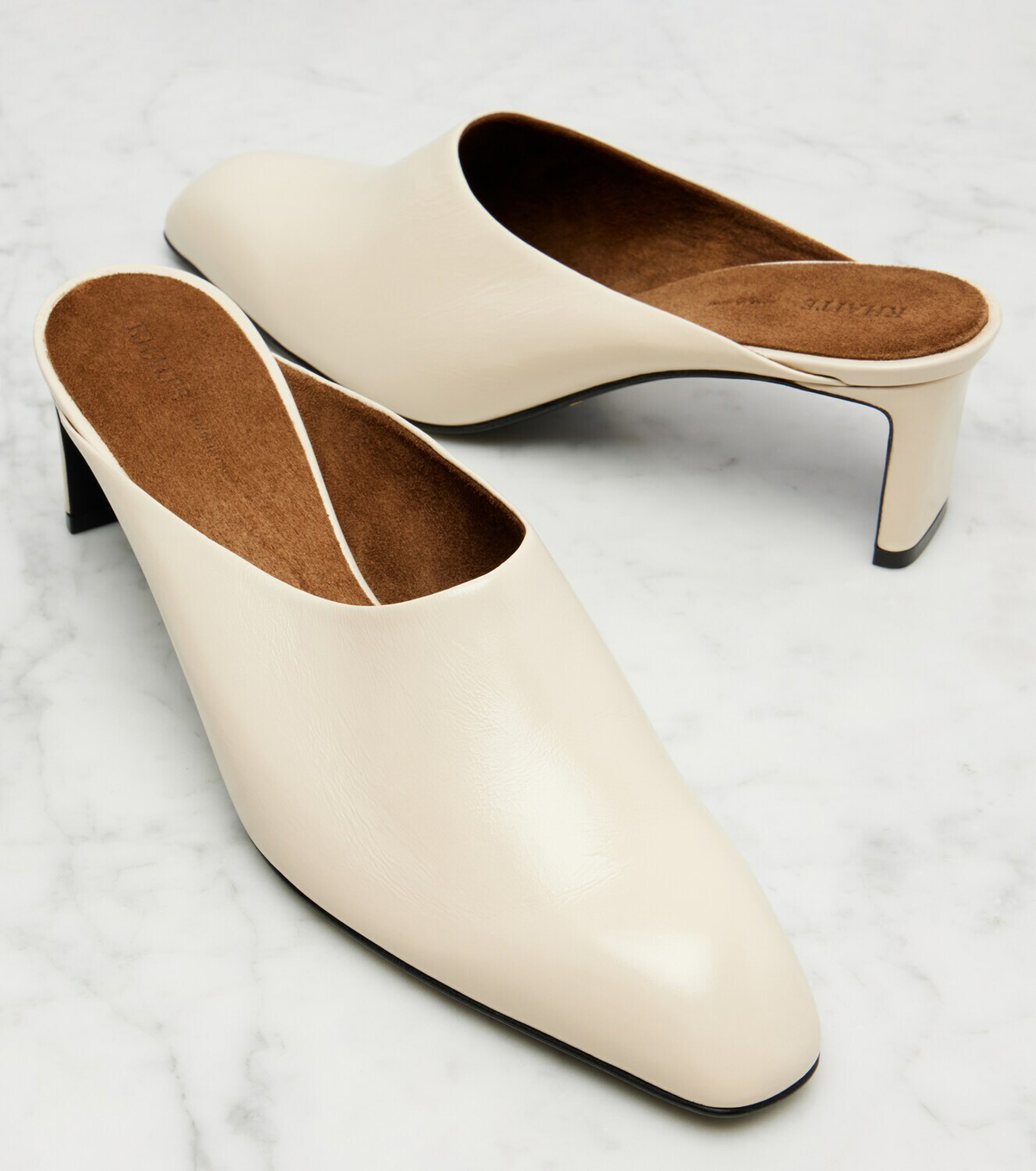 Khaite Colt 50 leather mules Khaite