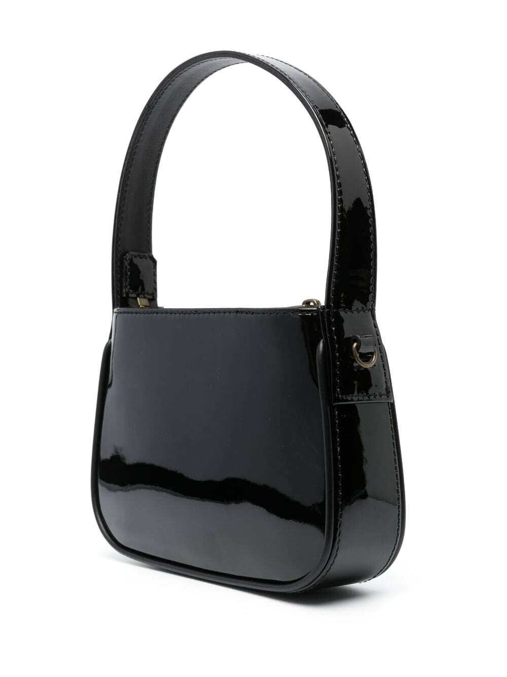 BLUMARINE - Logo Patent Leather Handbag Blumarine