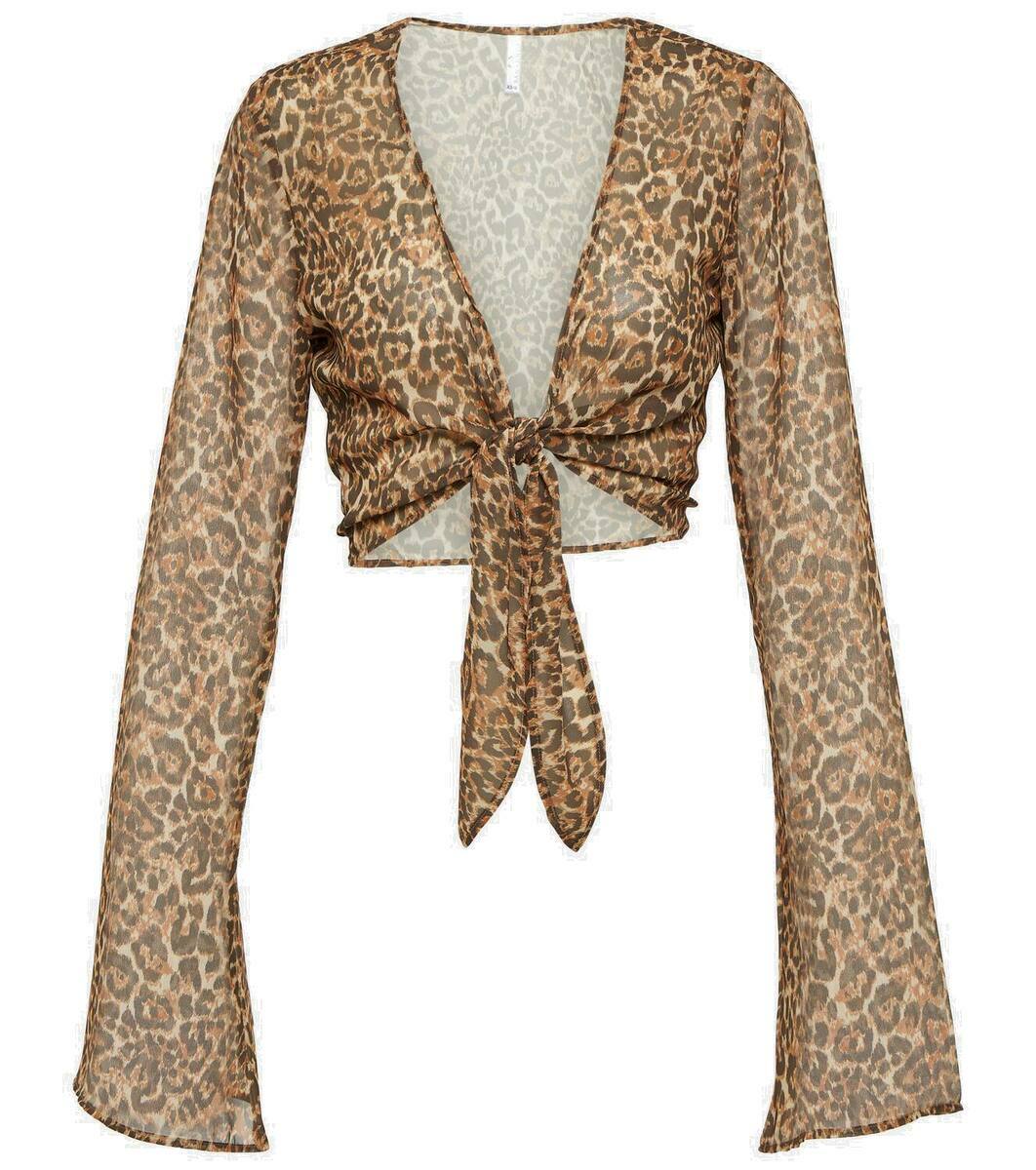 Bananhot Animal-print beach cover-up Bananhot