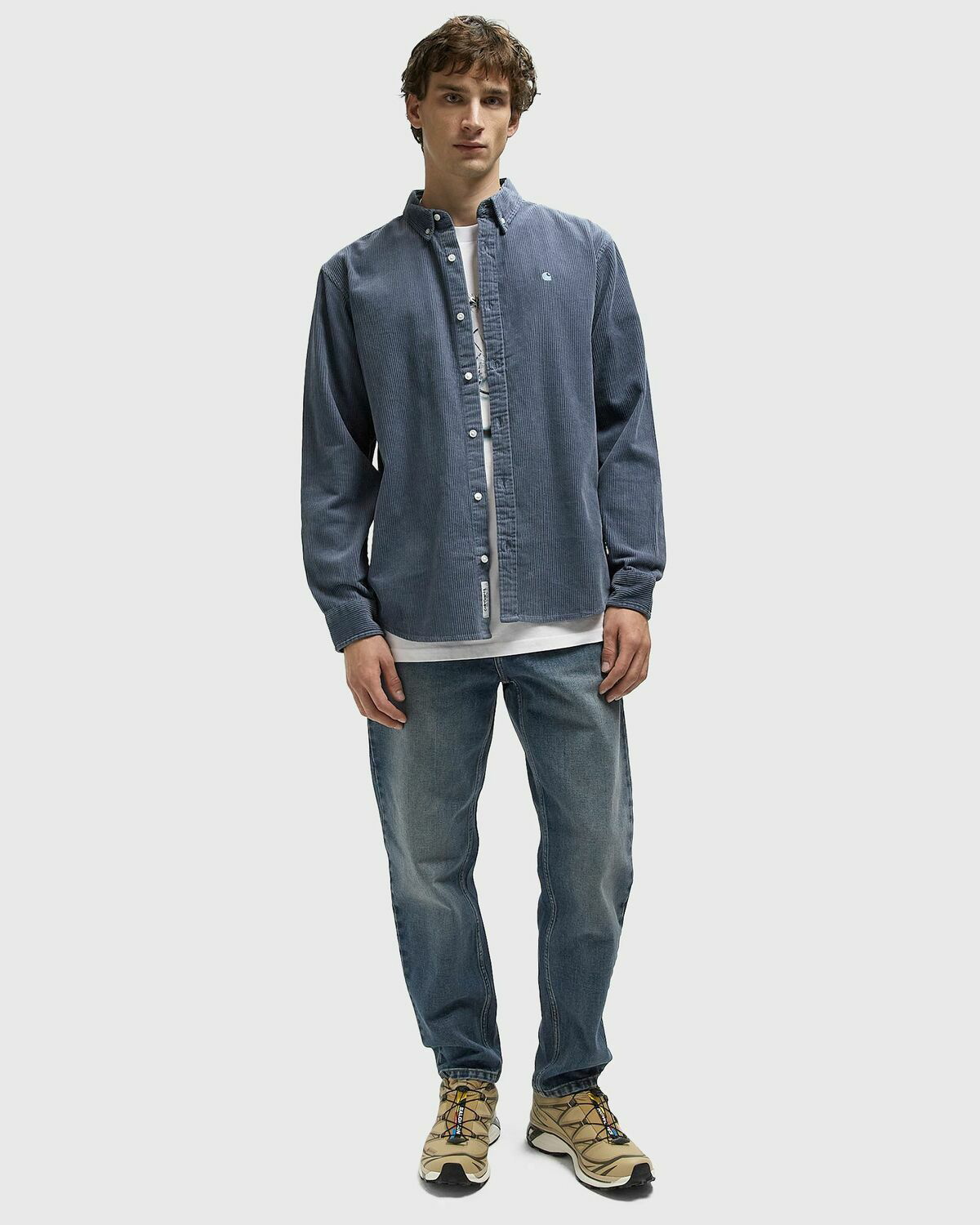 Carhartt WIP Marlow Pant Blue Mens Jeans Carhartt WIP