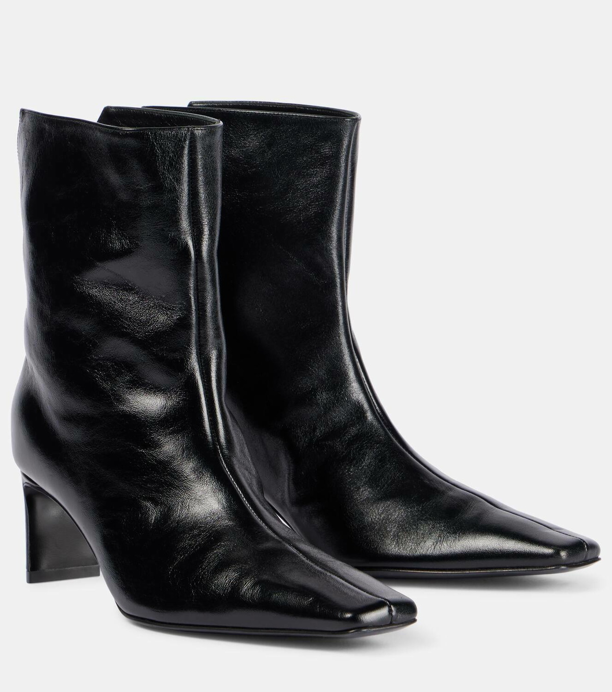 Khaite Ona 55 leather ankle boots Khaite