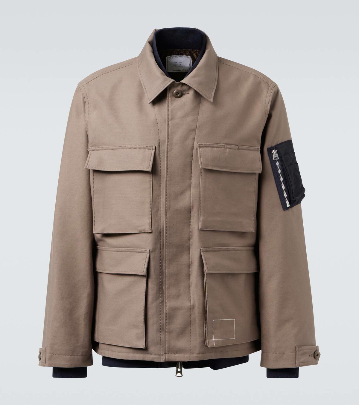 Sacai Layered cotton jacket Sacai