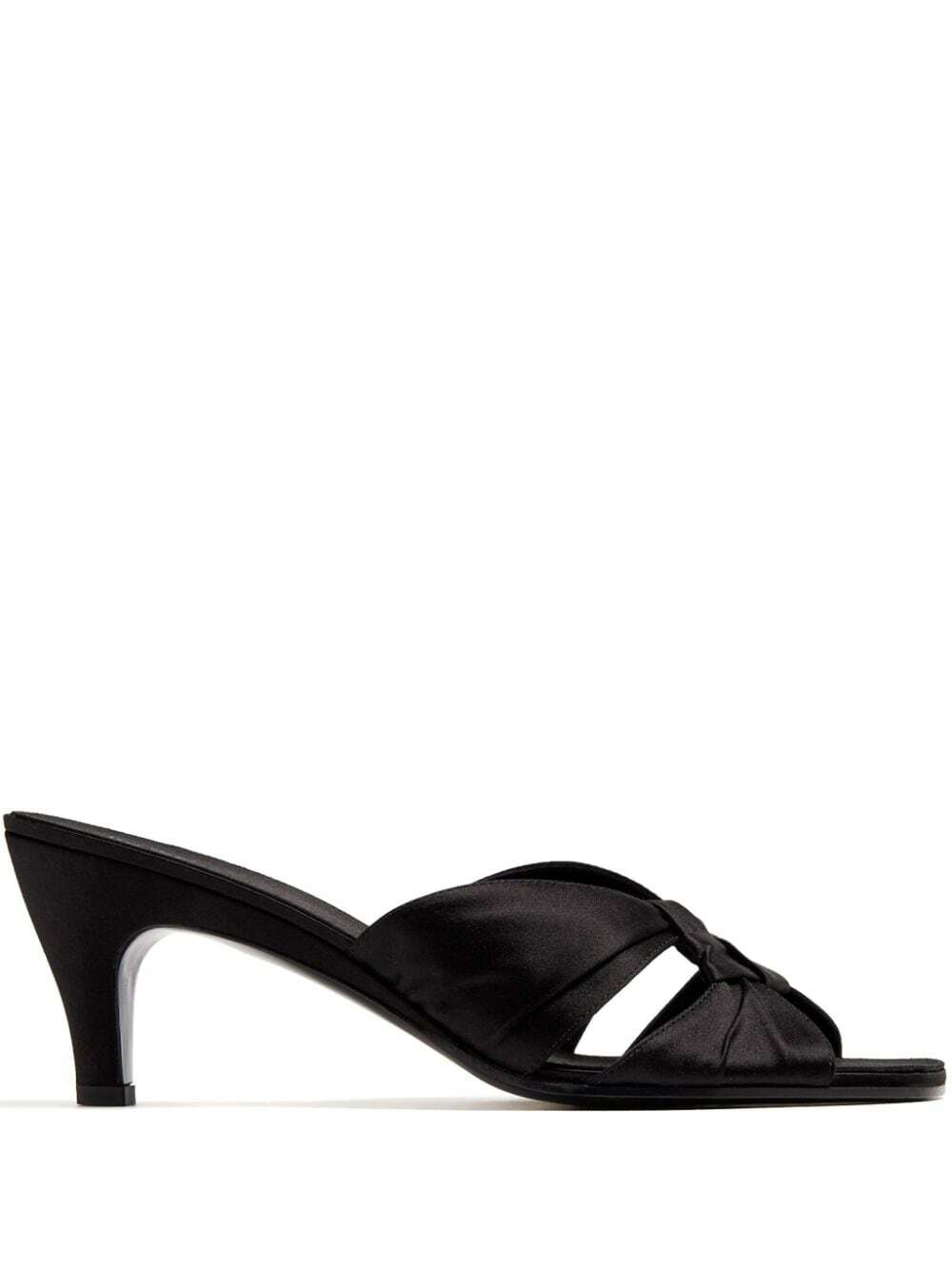 THE ROW - Soft Knot Satin Mules The Row
