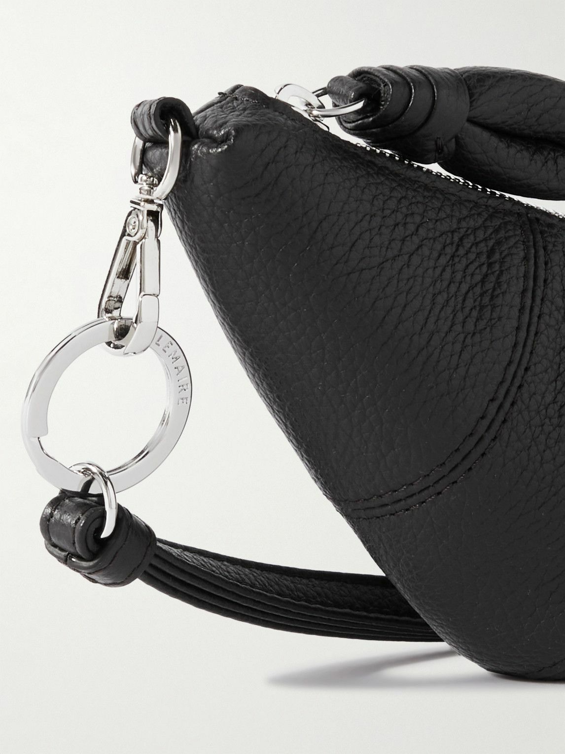 Lemaire - Croissant Full-Grain Leather Zipped Wallet Lemaire