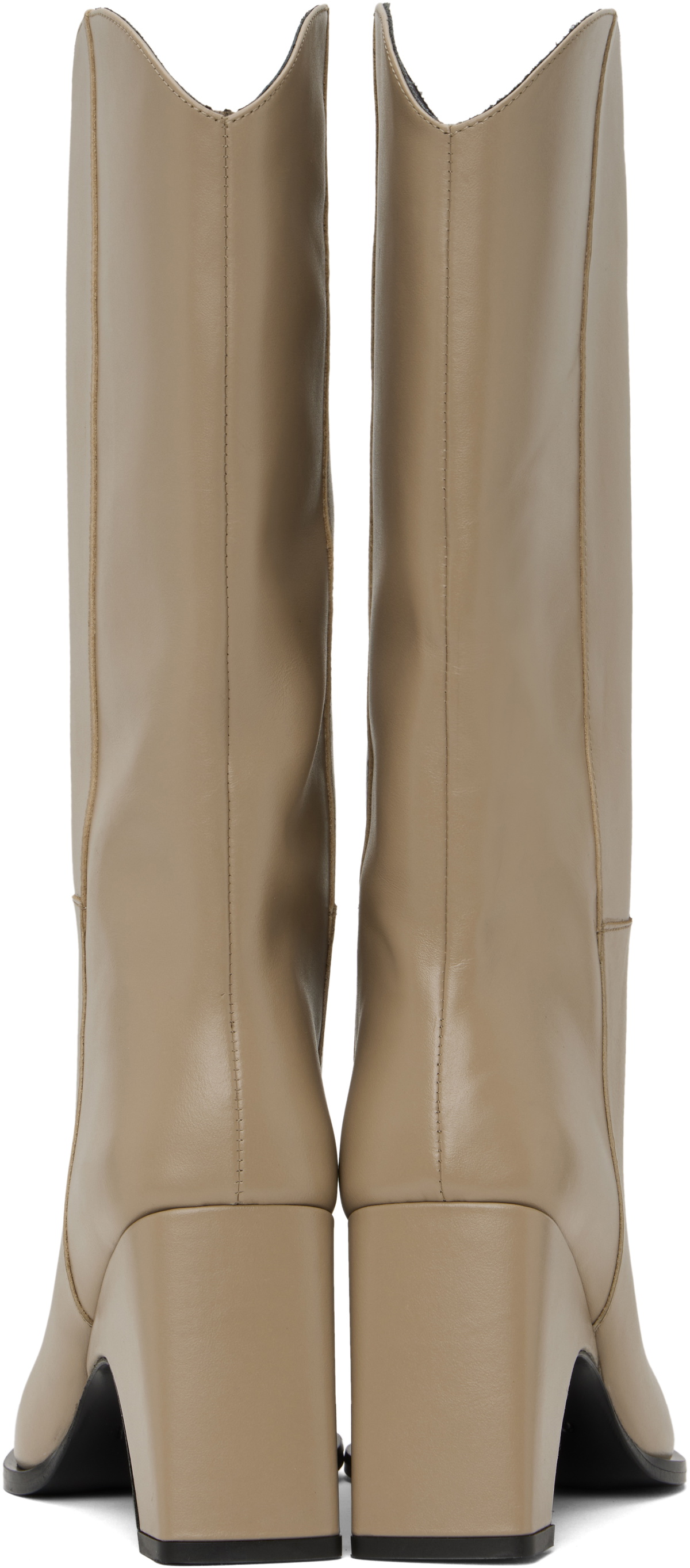 Coperni Beige Bridge Cowboy Boots Coperni