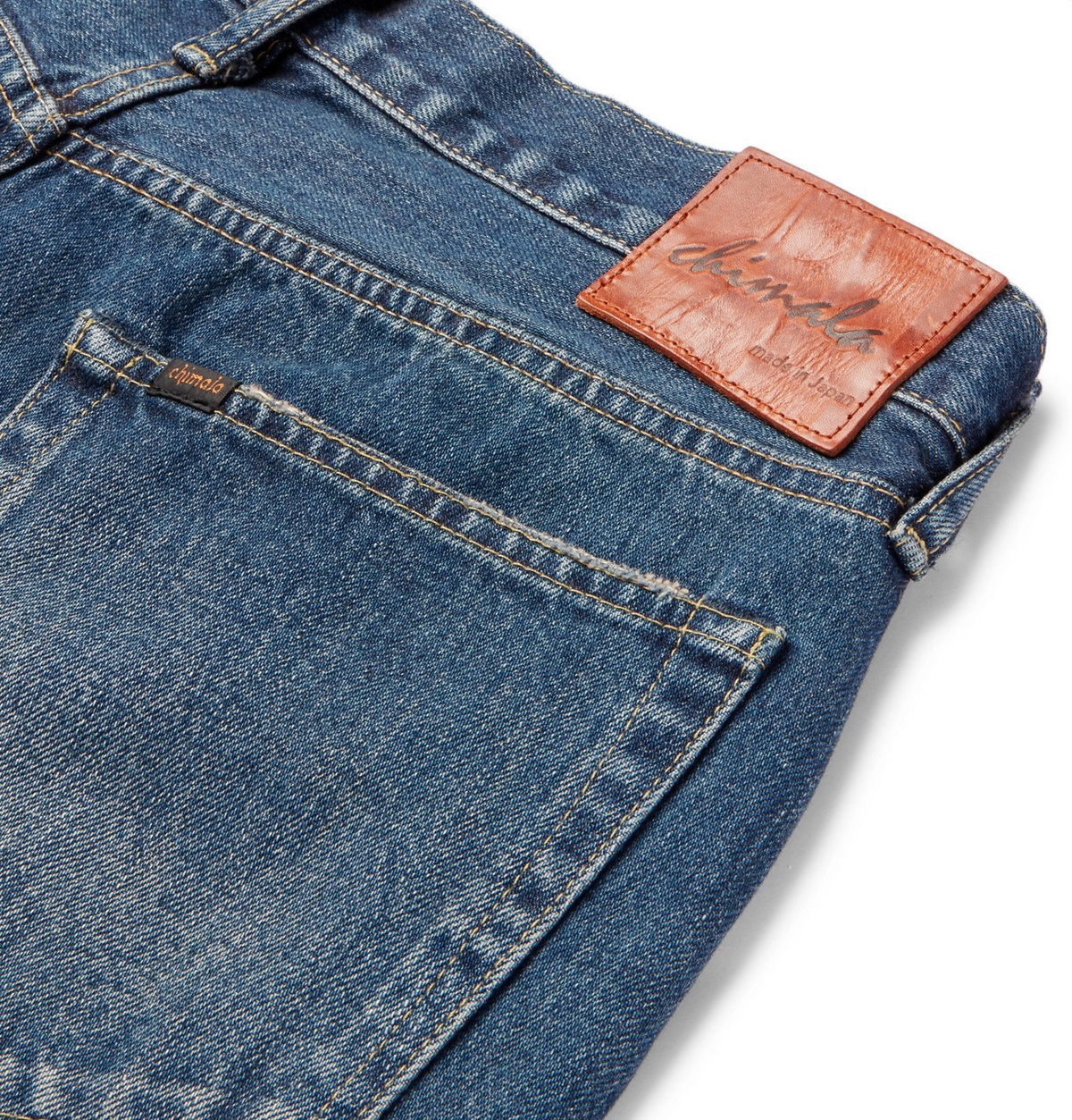 Chimala - Wide-Leg Selvedge Denim Jeans - Blue Chimala