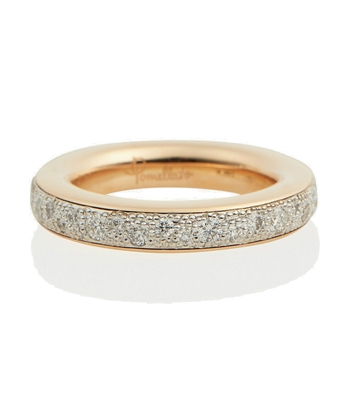 Pomellato - Iconica 18kt gold ring with diamonds Pomellato