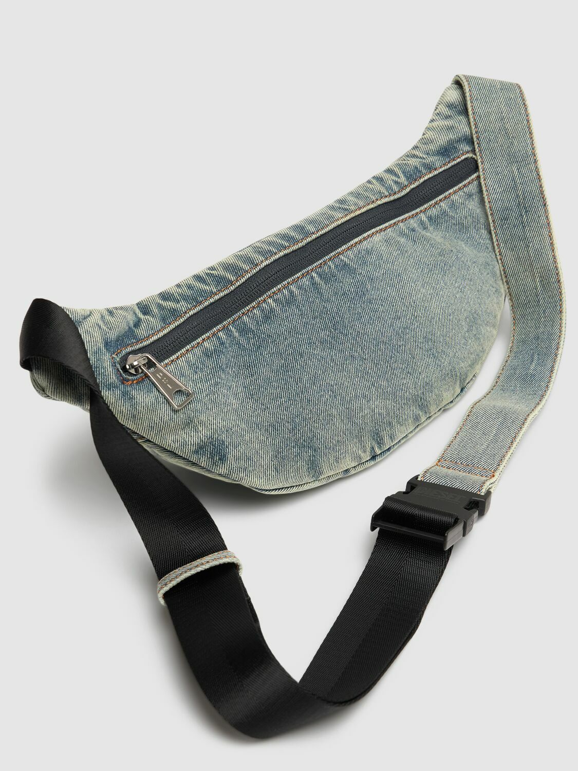 DIESEL Rave Denim Belt Bag Diesel DIESEL Rave Denim Belt Bag Diesel