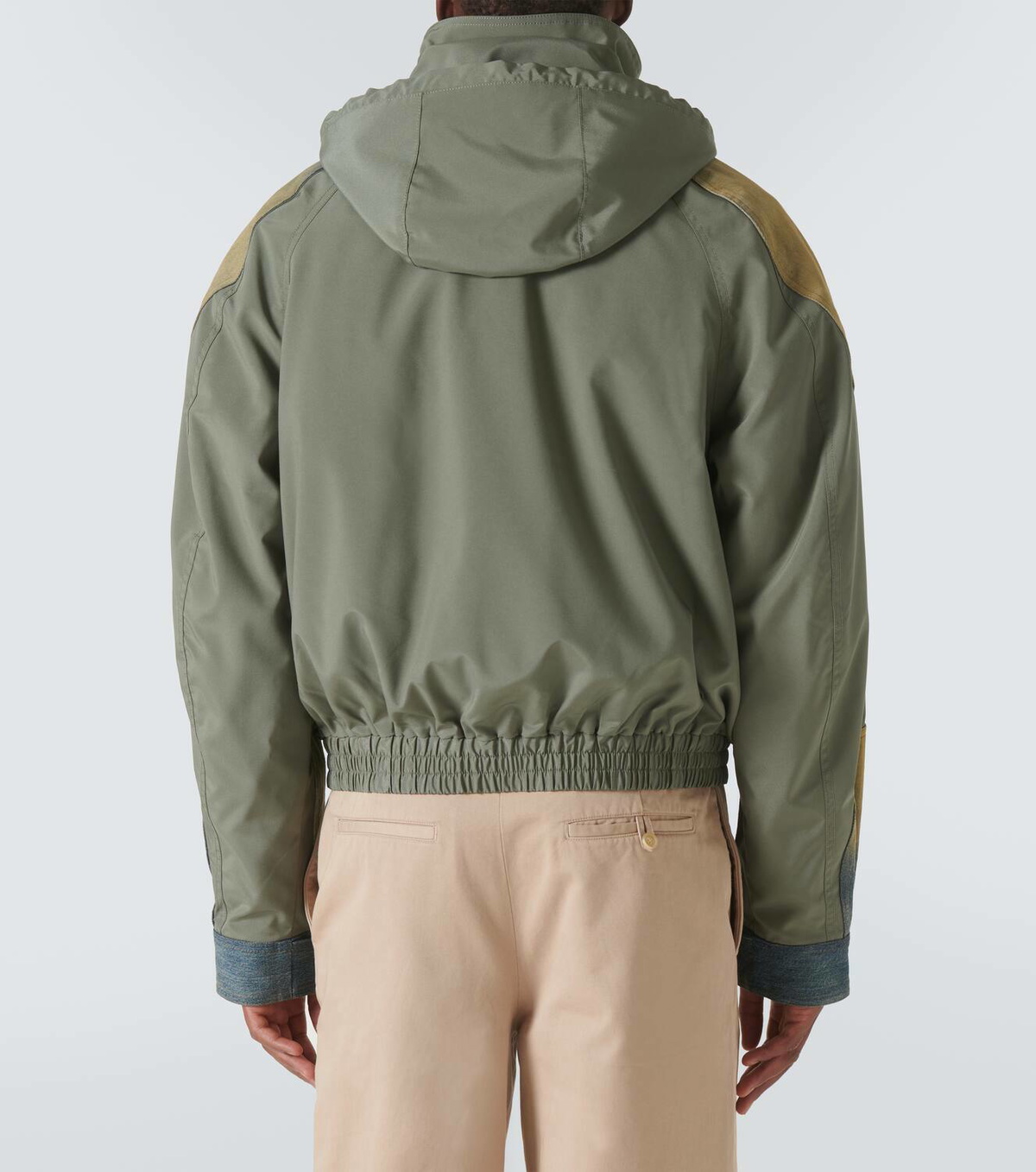 Acne Studios Denim-trimmed technical jacket Acne Studios