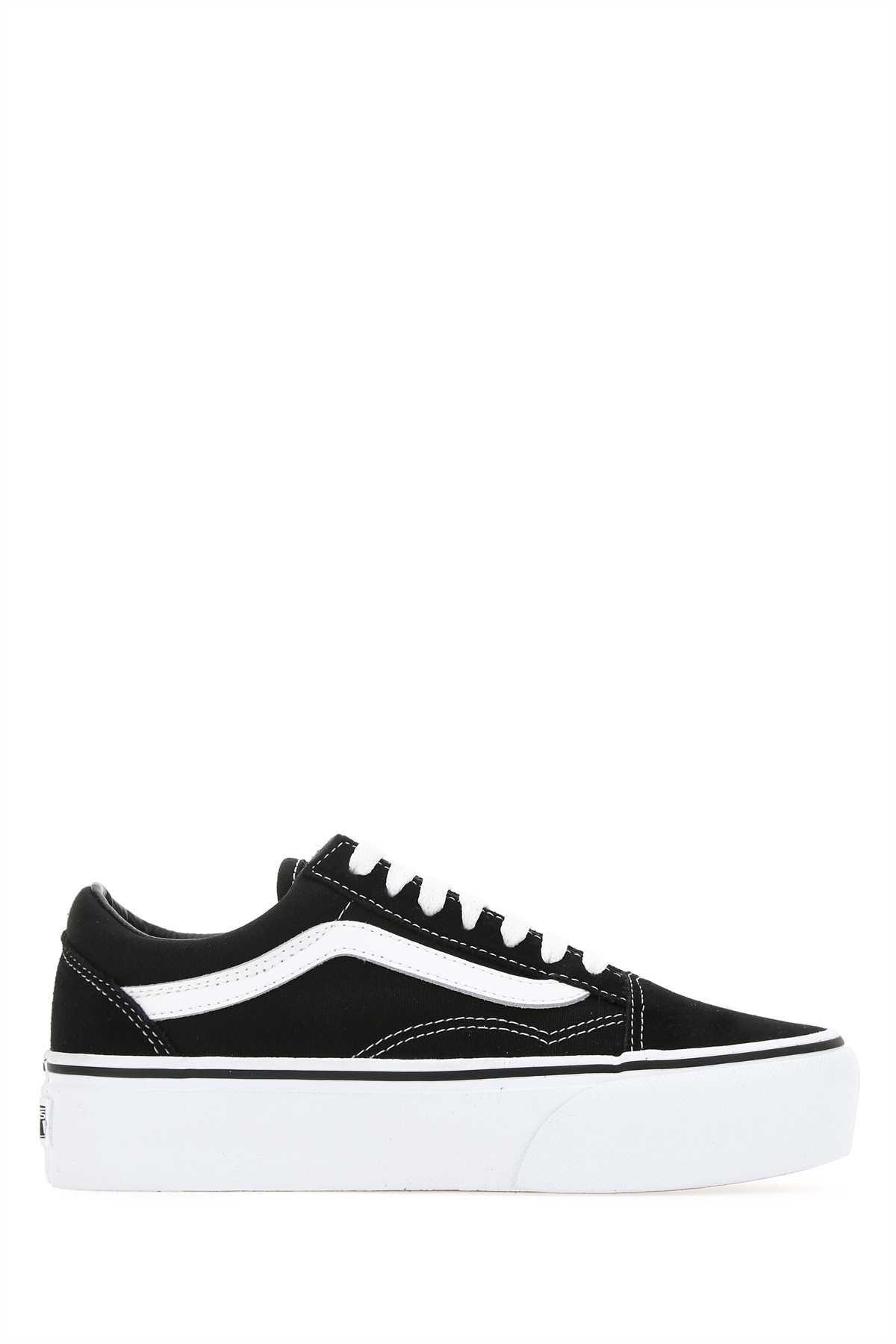 Vans Black Fabric Old Skool Platform Sneakers Vans