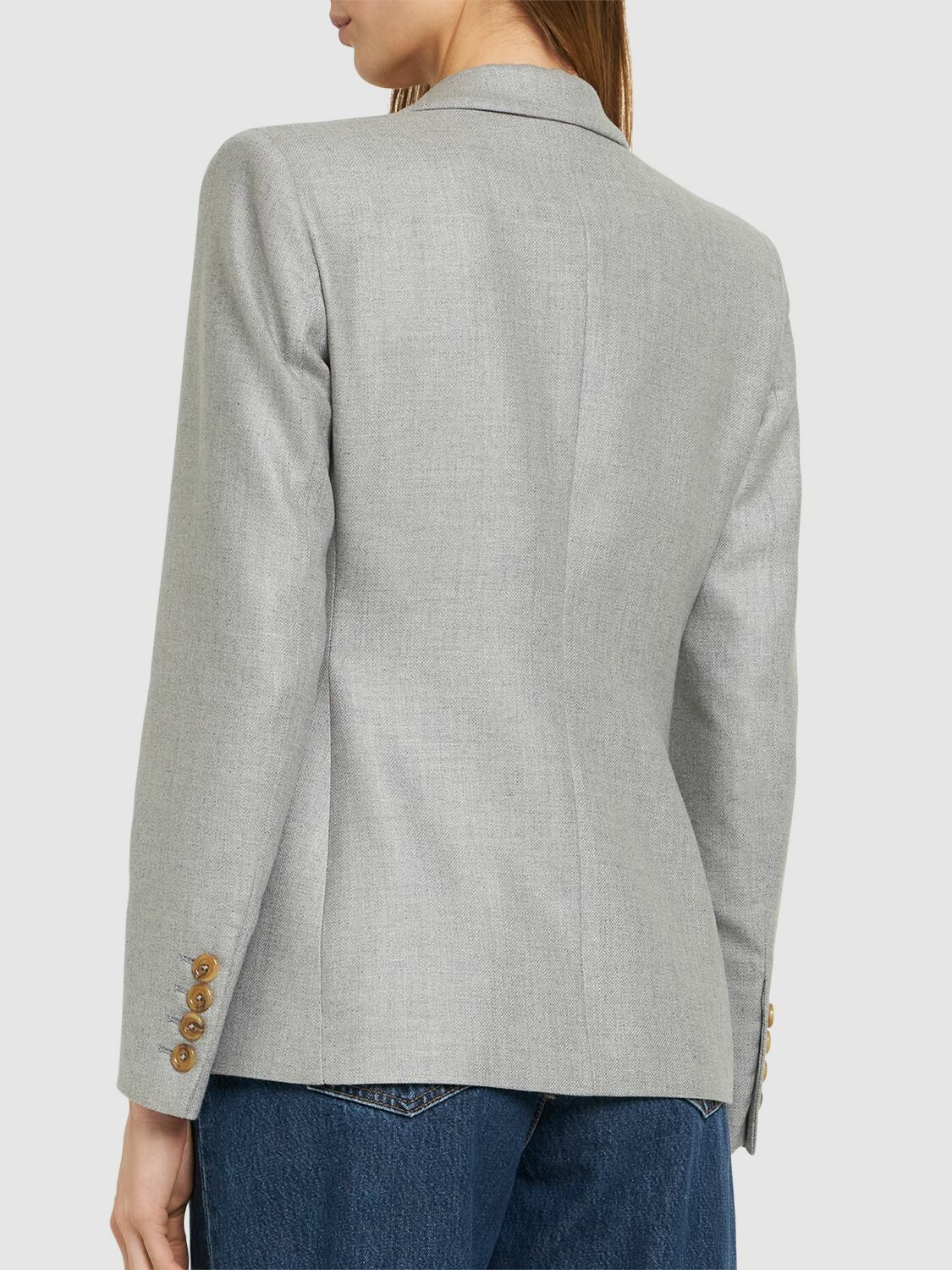 BLAZÉ MILANO Alithia Stone Charmer Silk & Wool Blazer Blaze Milano