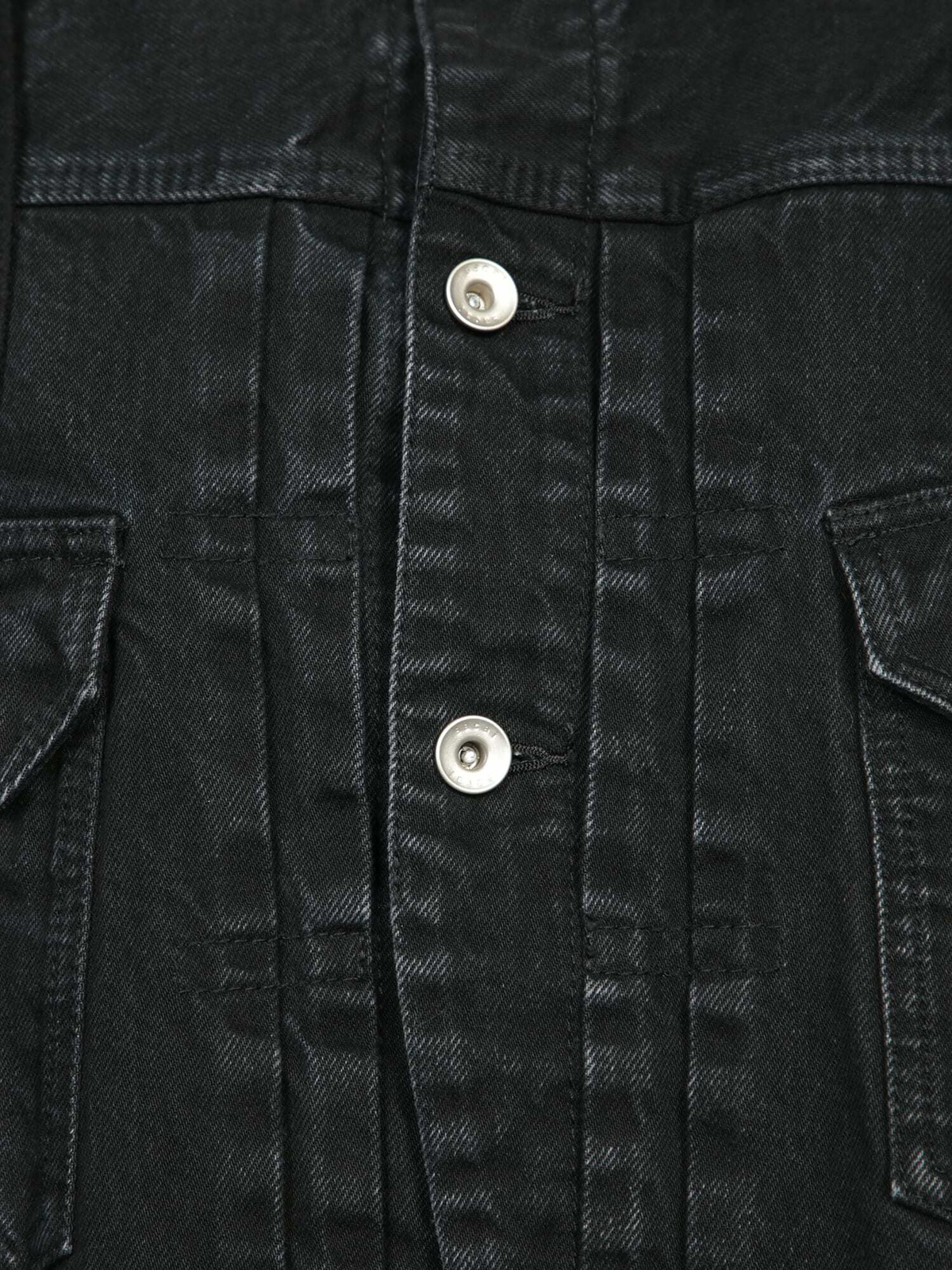 Sacai Black Wool Denim Jacket Sacai