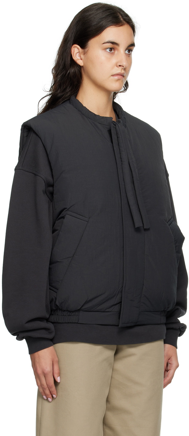 Acne Studios Black Osal Vest Acne Studios