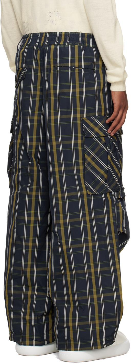 Marni Black Check Cargo Pants Marni