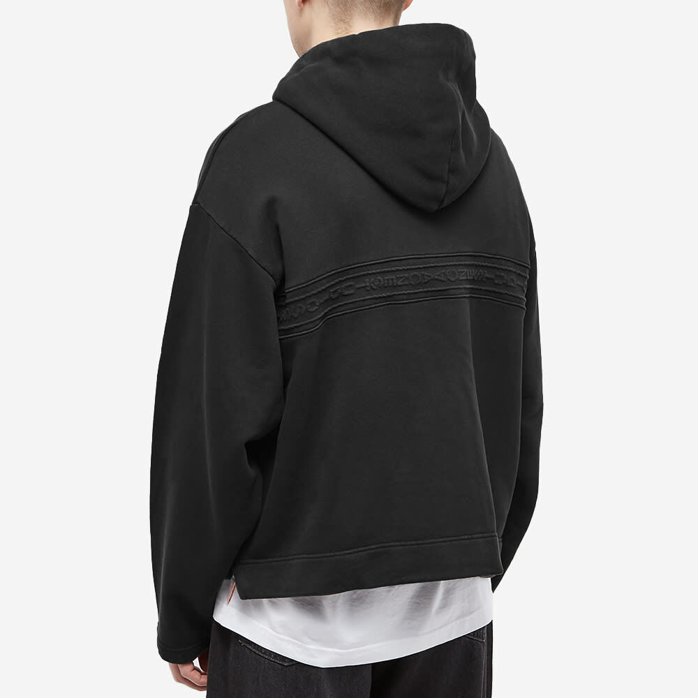 Acne Studios Men's Farmy Chain Rib Hoody in Black Acne Studios